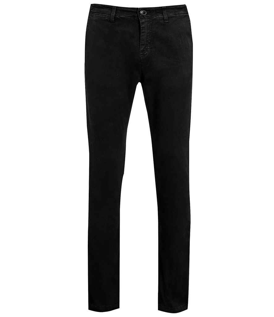 SOL'S Jules Chino Trousers | Black | SOL'S Club Shop
